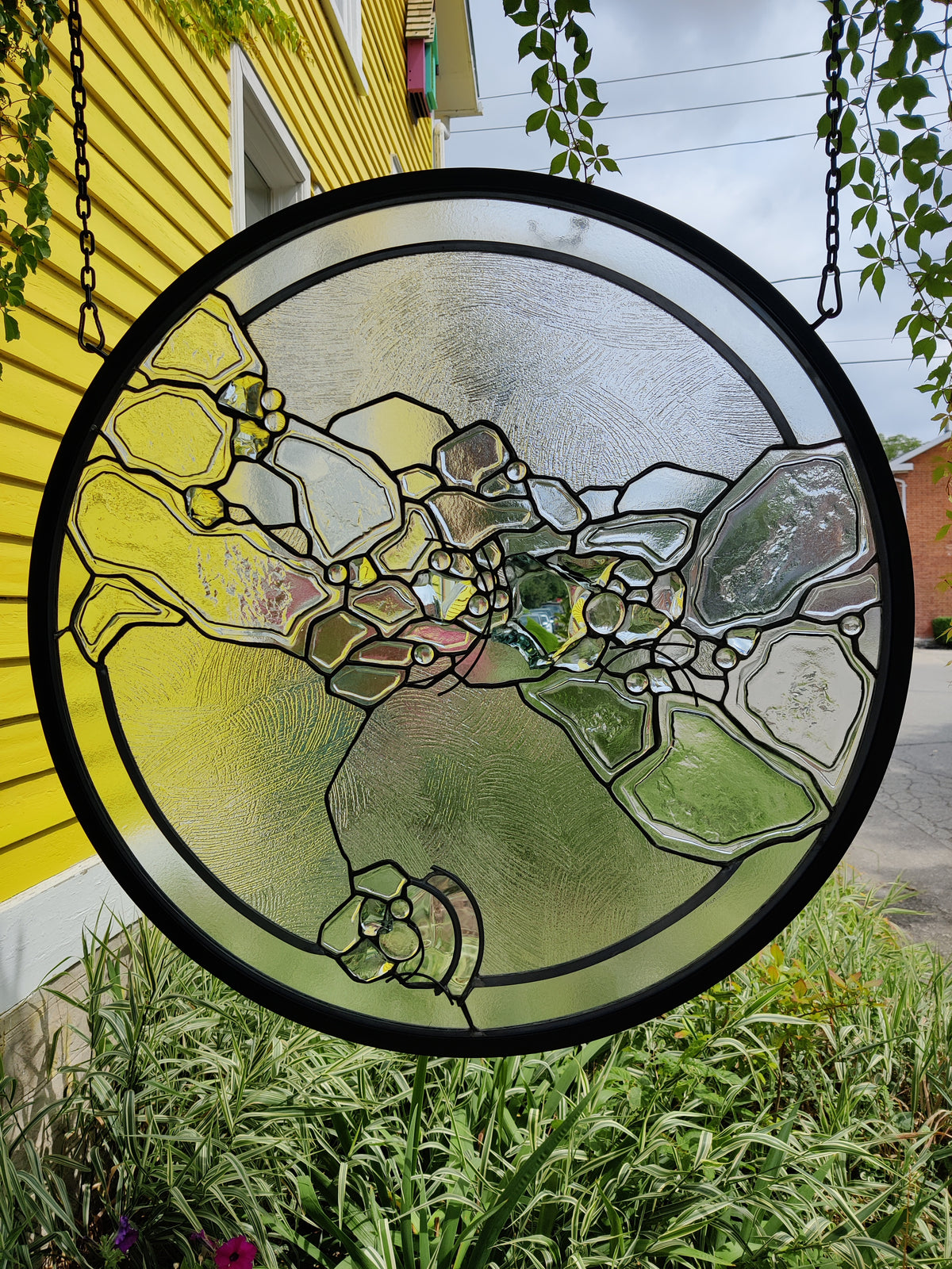 Custom Made Glass Portals – Hanscomb Glass Studio - Modern Stained Glass