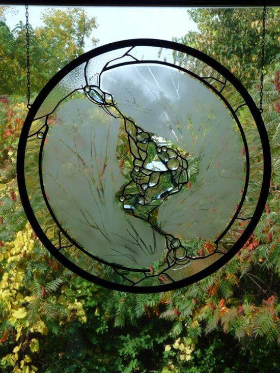 Custom Made Glass Portals – Hanscomb Glass Studio - Modern Stained Glass